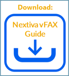 Getting Started with Nextiva Virtual Fax (vFax) - Nextiva Help