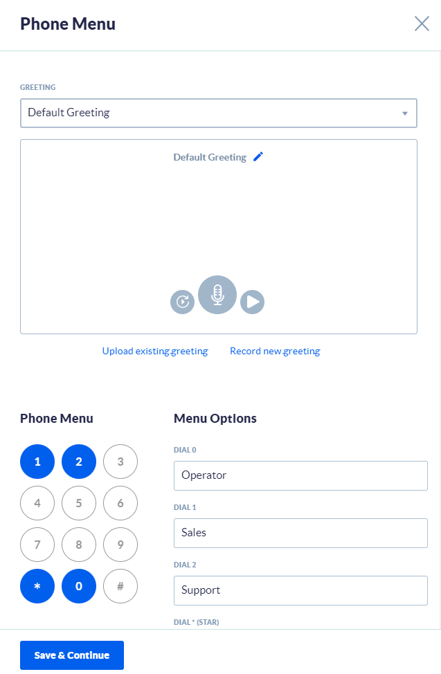 Call Flow Nodes - Phone Menu - Nextiva Help