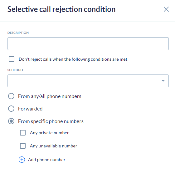 Selective Call Rejection - Nextiva Help