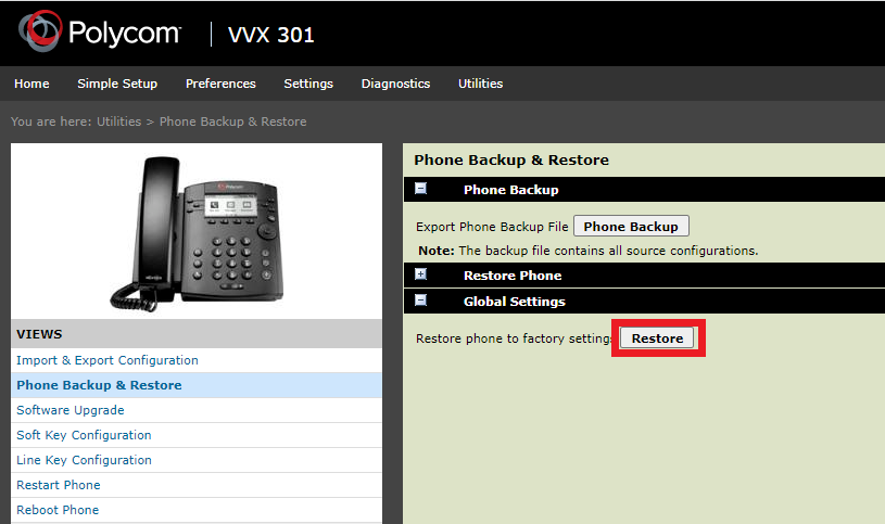 Poly VVX X00 Series - Factory Reset Guide - Nextiva Help