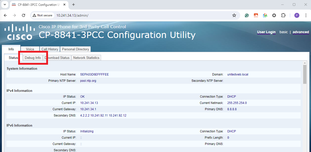 Cisco CP Series - Factory Reset Guide - Nextiva Help