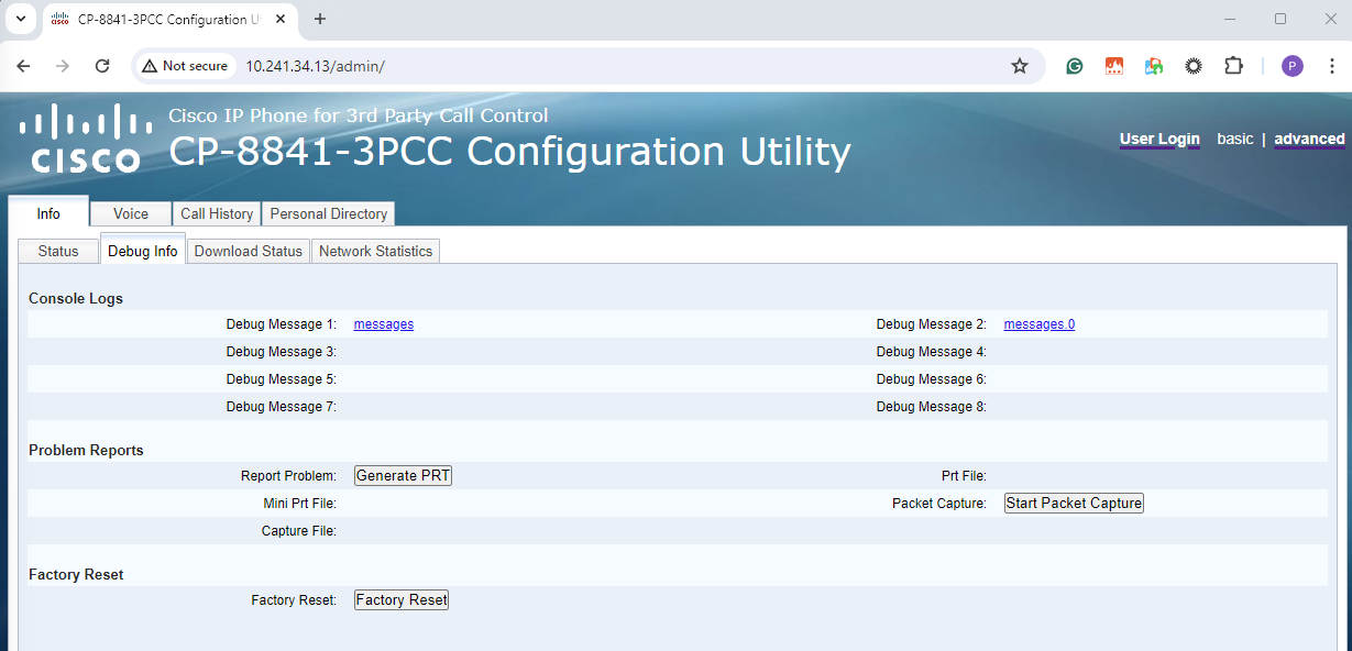 Cisco CP Series - Factory Reset Guide - Nextiva Help