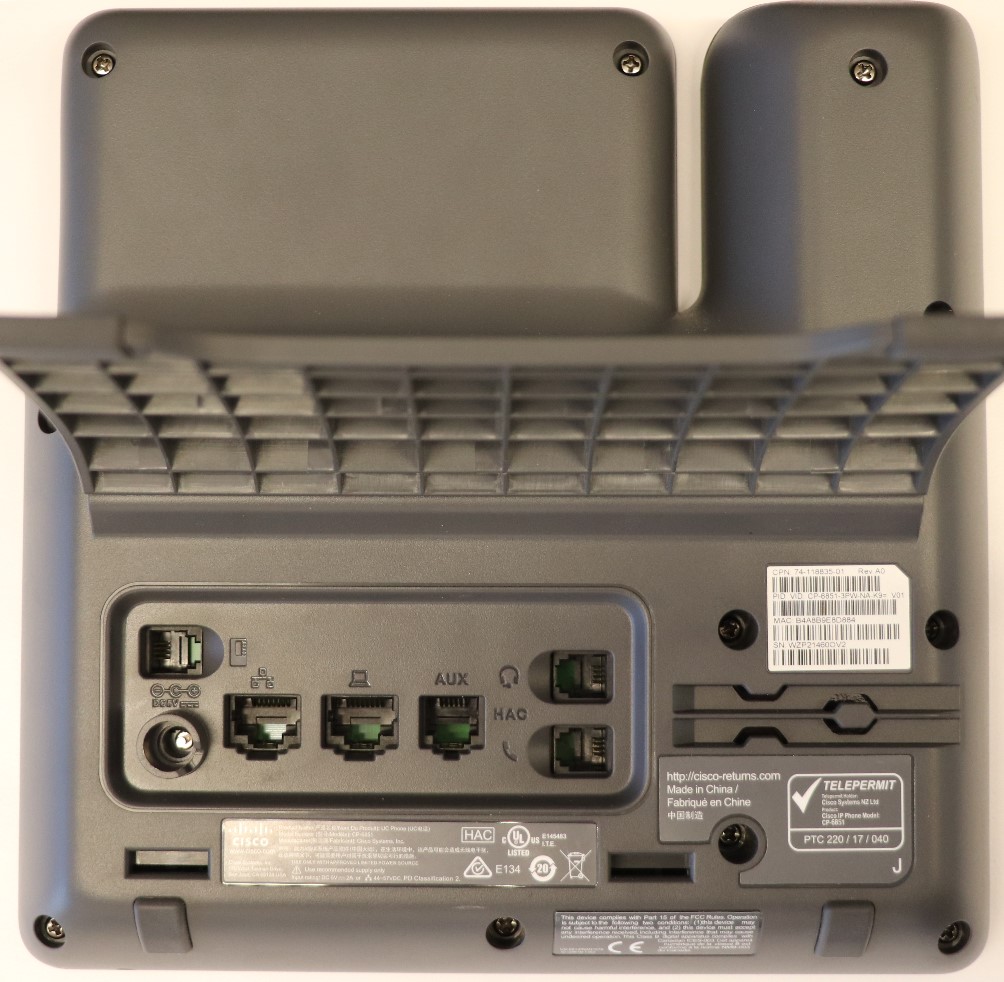 Cisco 6851 Specification Sheet - Nextiva Help