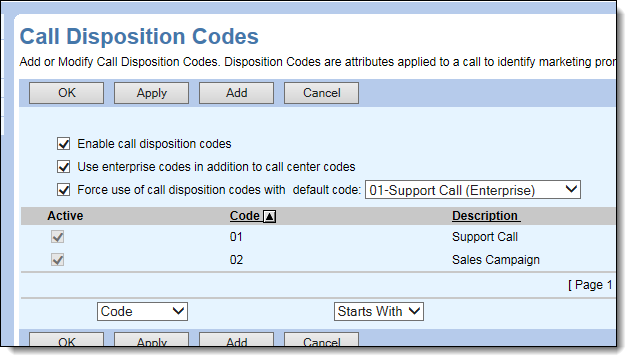 NextOS Call Center: Setup Disposition Codes - Nextiva Help