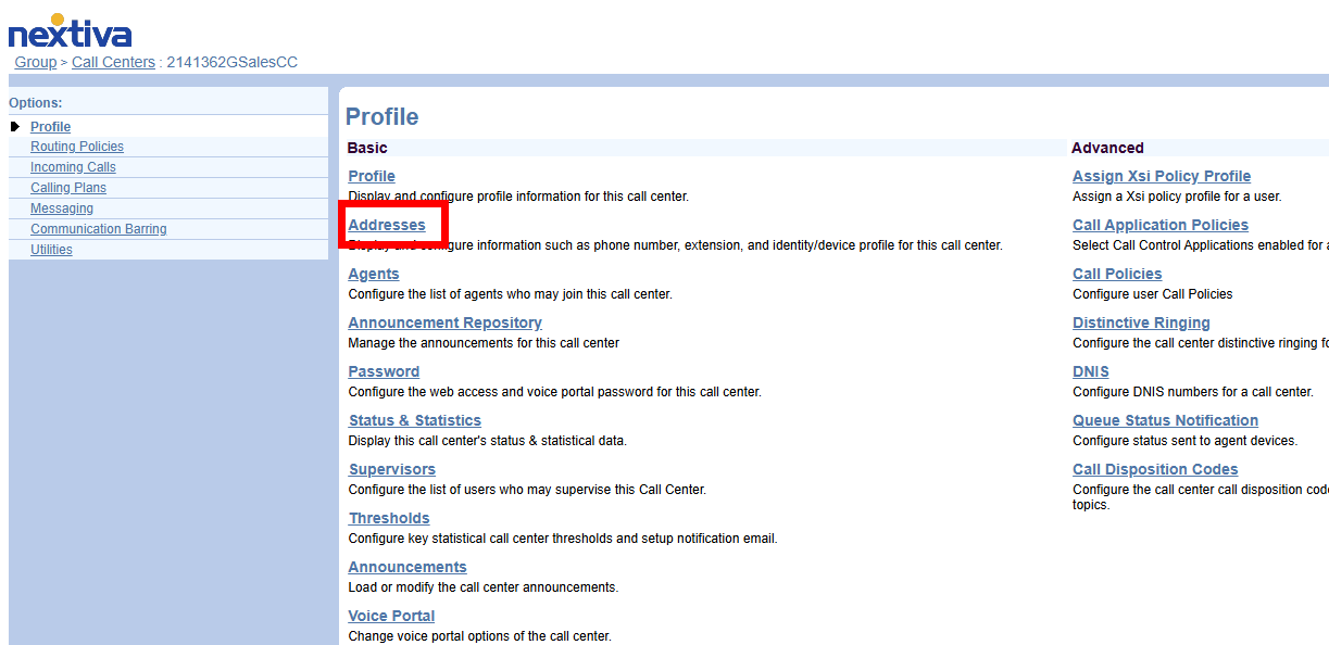 NextOS Call Center: Assign a Number - Nextiva Help