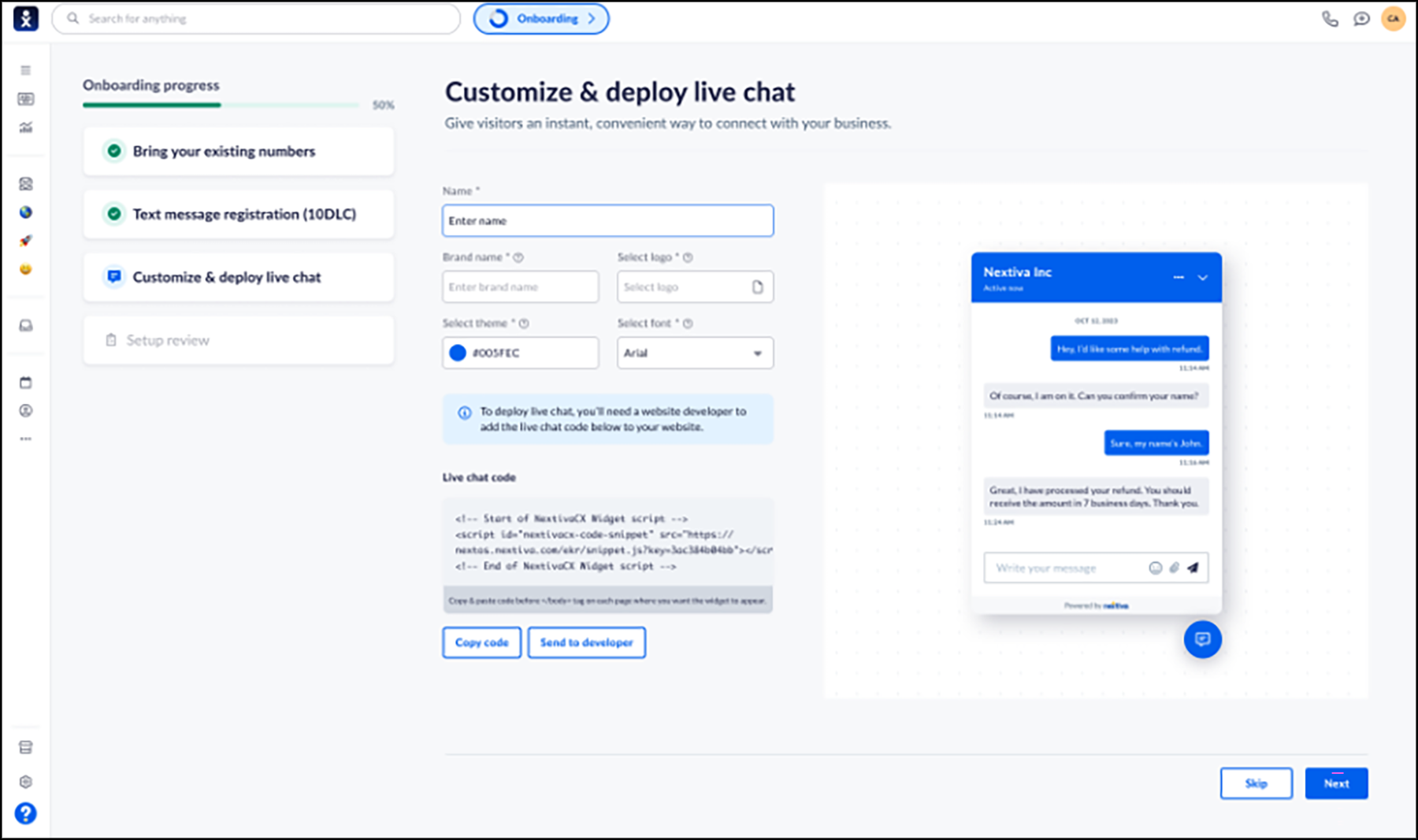 XBert AI Standalone - Nextiva Help