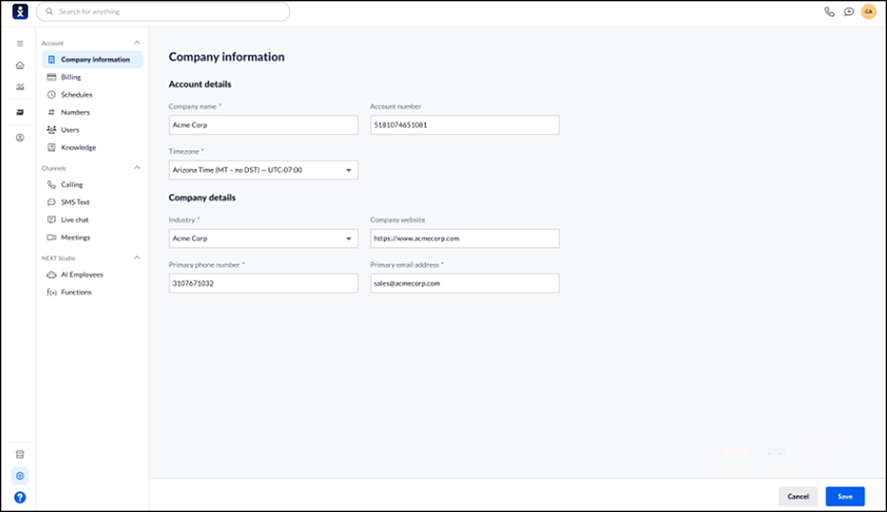 XBert AI Standalone - Nextiva Help