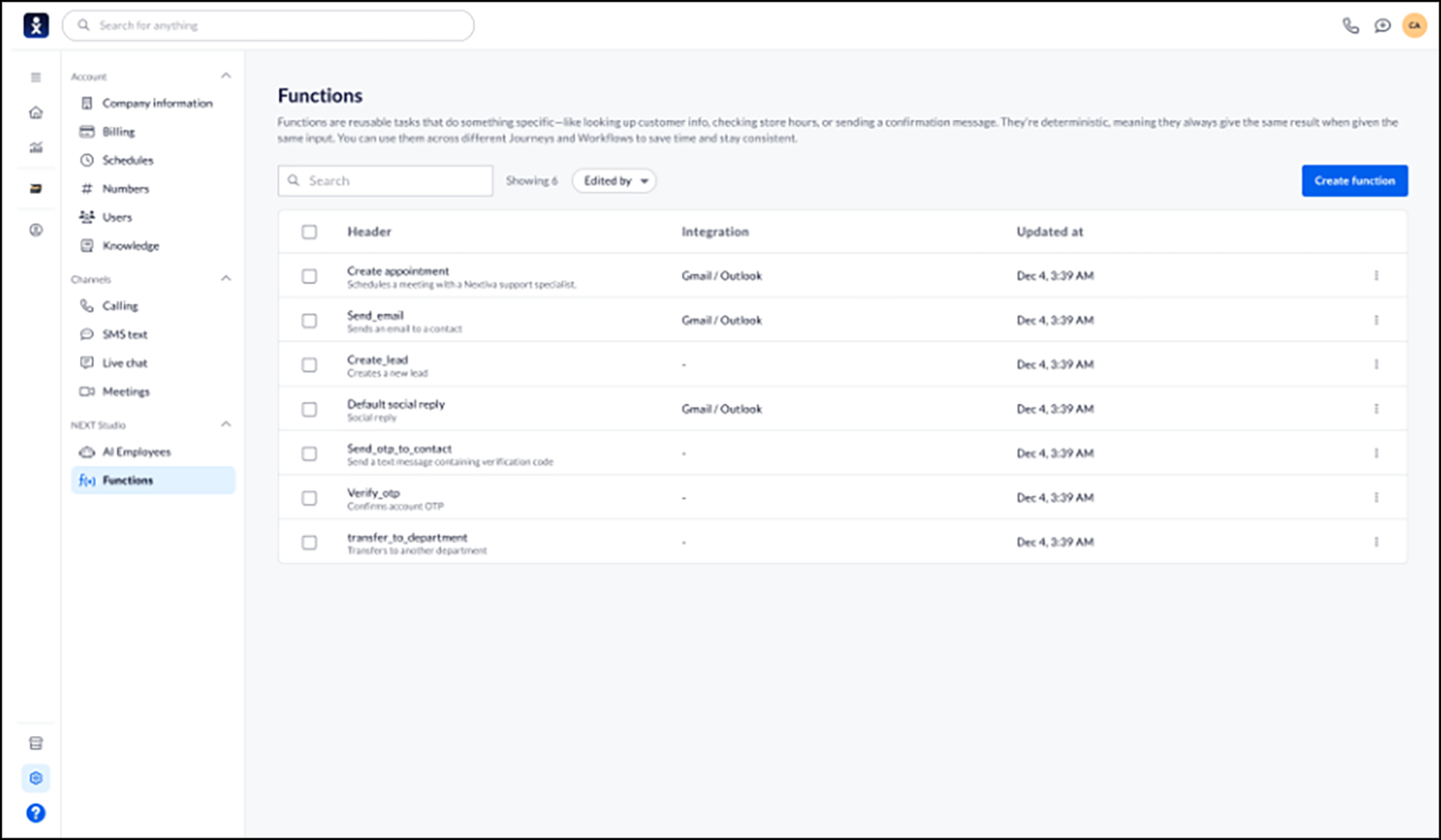 XBert AI Standalone - Nextiva Help