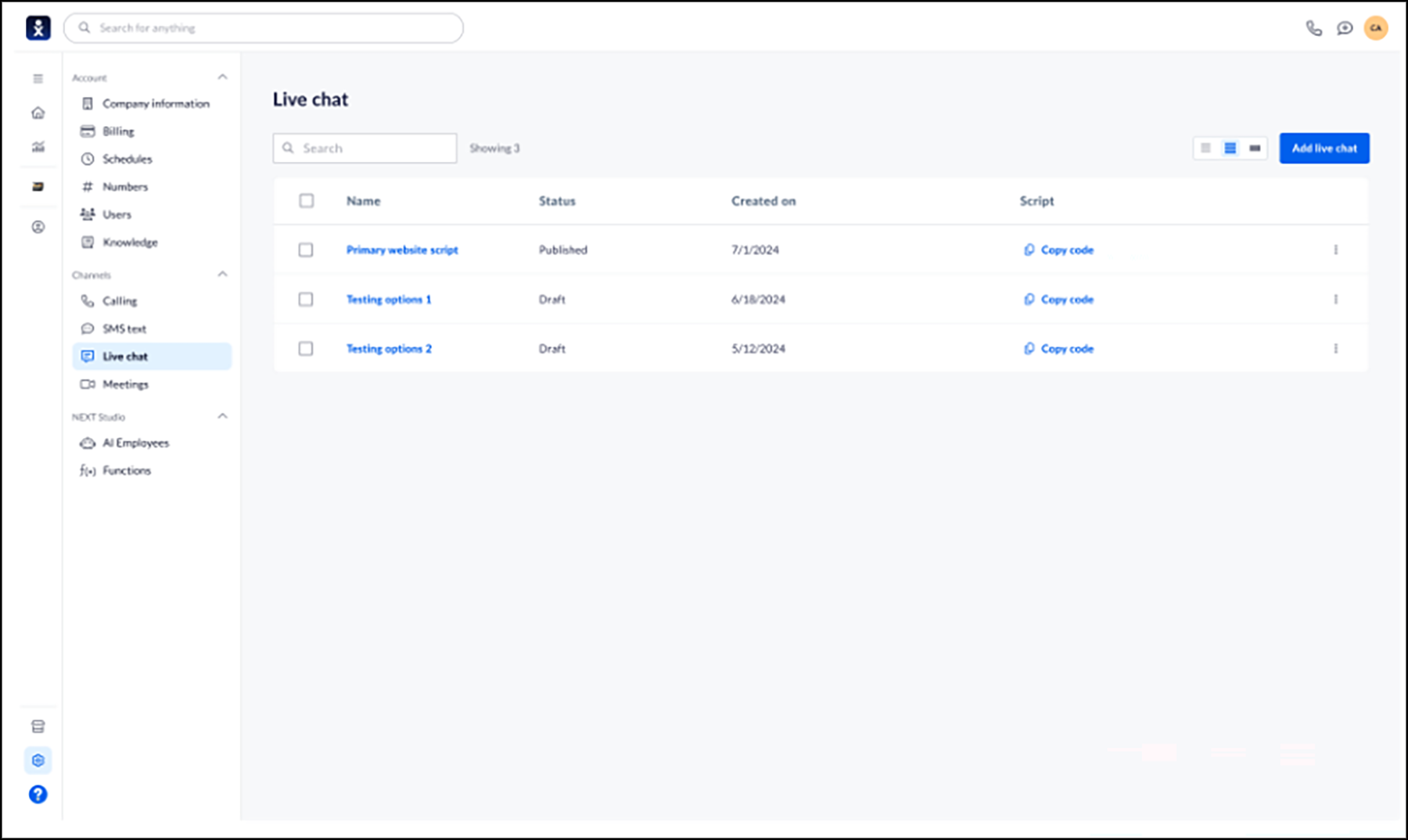 XBert AI Standalone - Nextiva Help