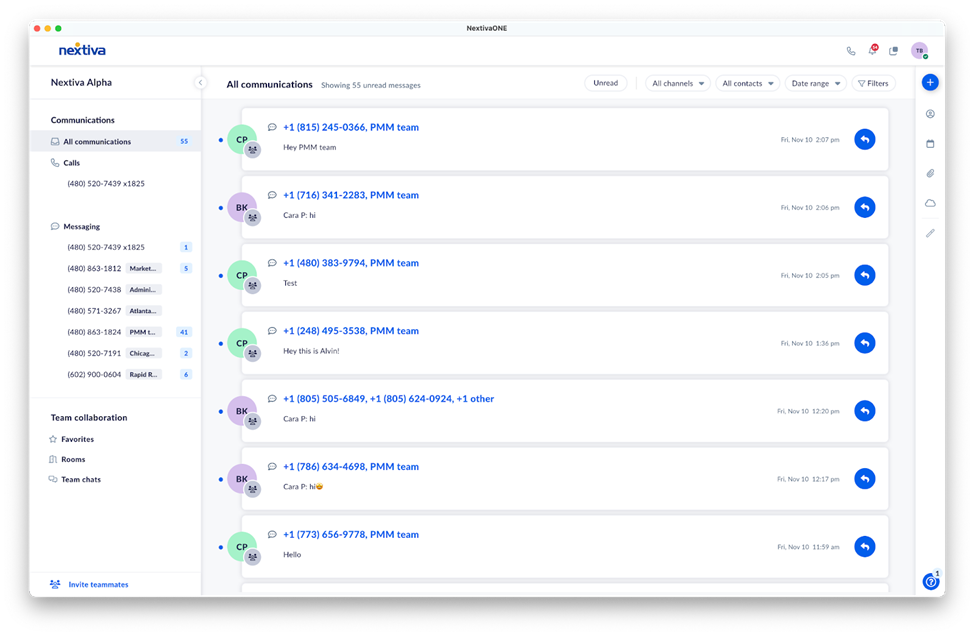 NextivaONE - Message Pro - Nextiva Help