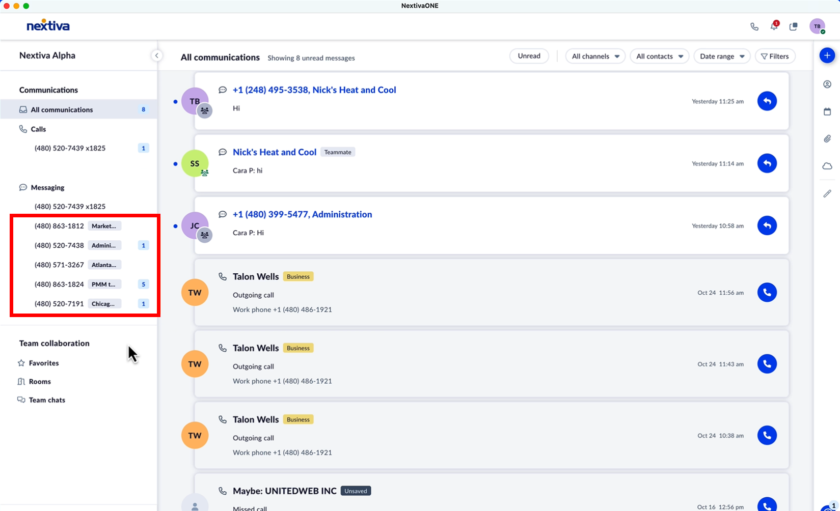 NextivaONE - Message Pro - Nextiva Help